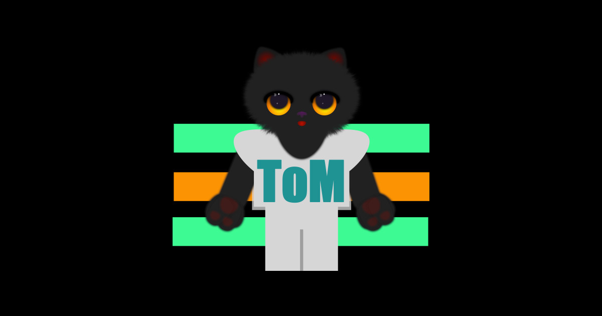 Cat kit # 50. - Tom Cat - Sticker | TeePublic