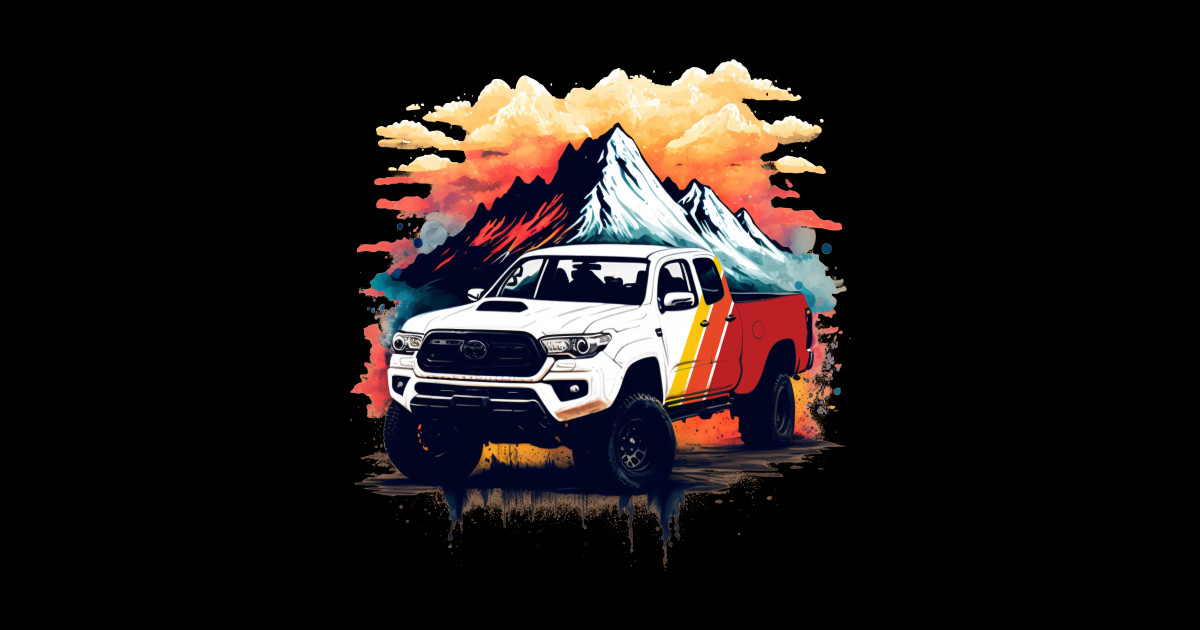 Tacoma TRD Racing Design - Toyota Tacoma - Posters and Art Prints ...