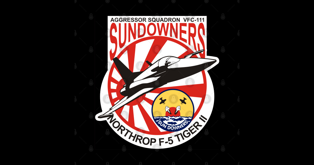 VFC-111 Sundowners - Aggressor - Sticker | TeePublic