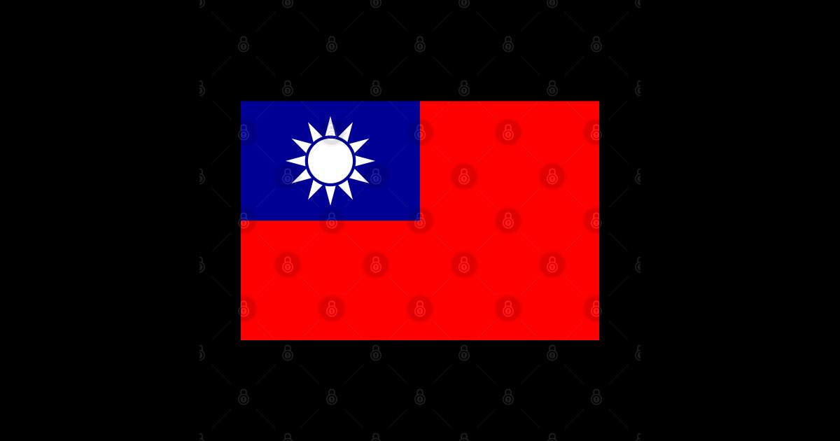 Republic of China Flag - ROC (Taiwan) - Free China - Roc - Sticker ...