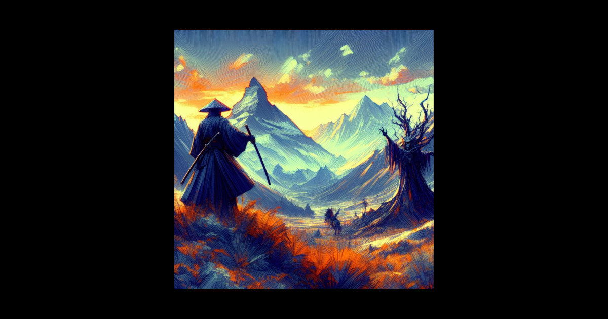 Samurai and Witch - Journey To Mount fuji - Witch - Posters and Art ...