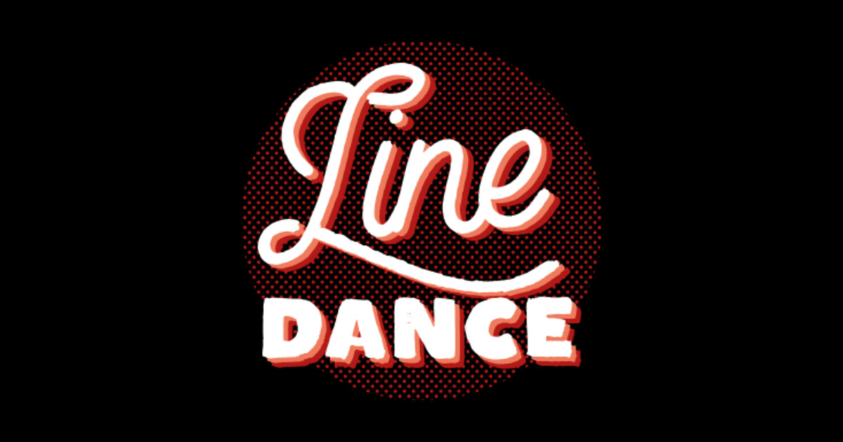 Line Dance Retro Design - Line Dancing - Posters and Art Prints | TeePublic