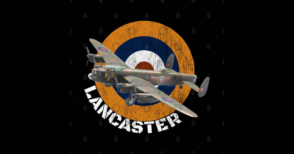 WW2 British Warplanes Lancaster Heavy Bomber Plane Spotting - Warbirds ...