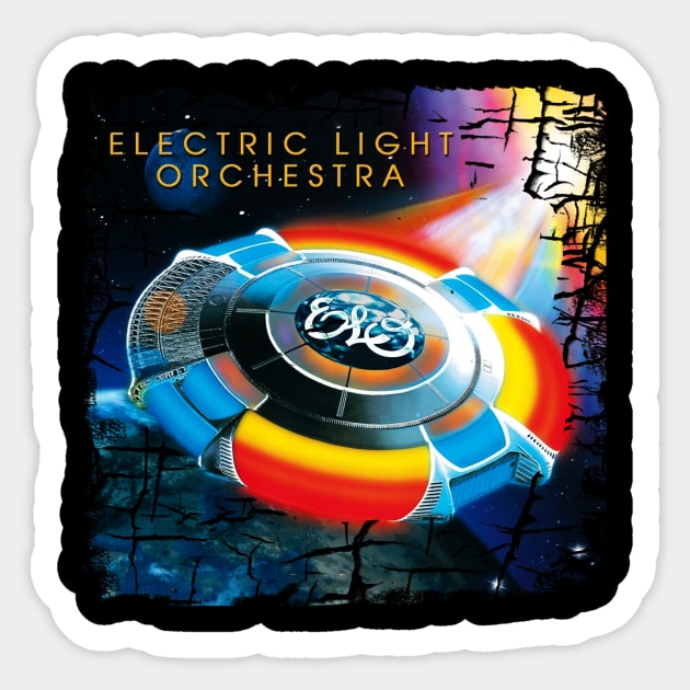 Ufo Elo Vintage - Electric Light Orchestra - Sticker | TeePublic
