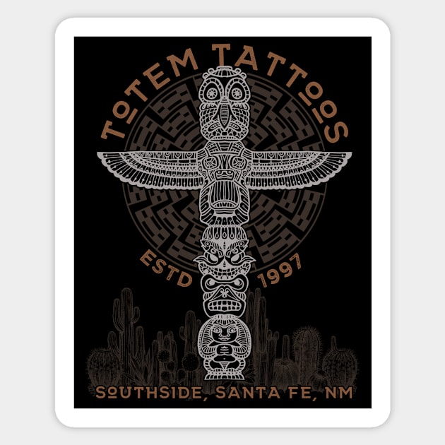 Totem Tattoos, Totem Pole Tattoo Design, Native American, Santa Fe ...