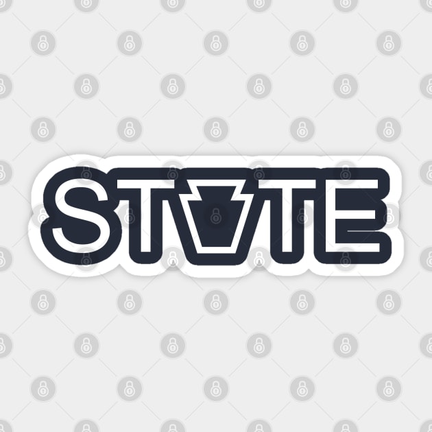 Keystone State - Pennsylvania - Sticker | TeePublic