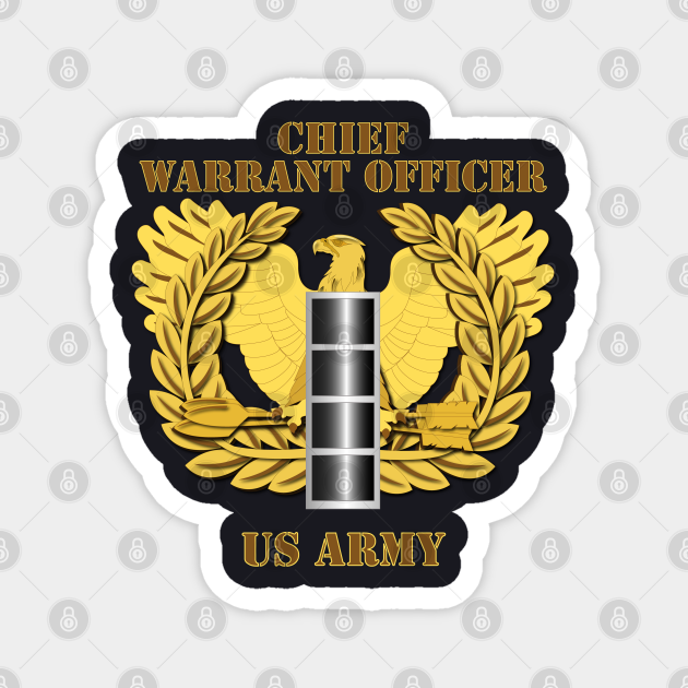 Emblem - Warrant Officer - CW4 - Veteran - Magnet | TeePublic