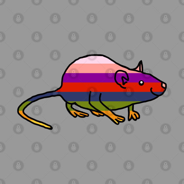 Rainbow Rat - Rat - Mug | TeePublic