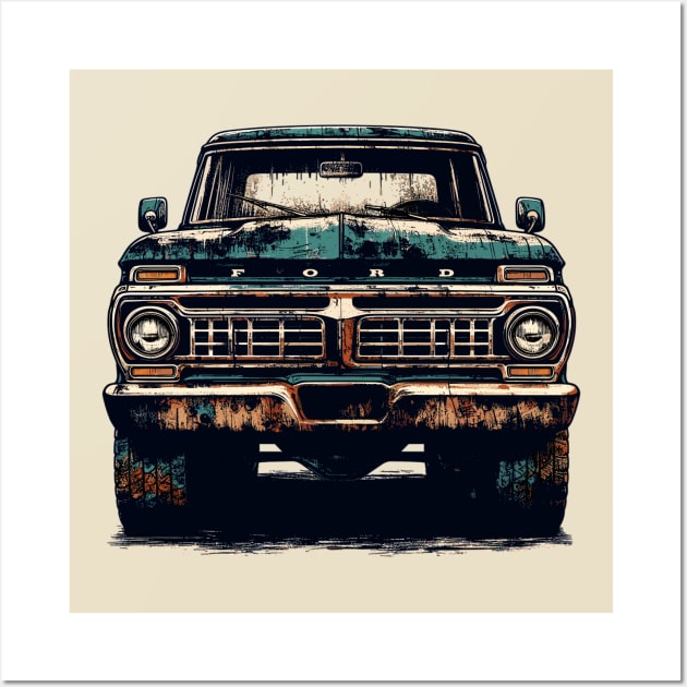 Ford F100 - Ford F100 - Posters and Art Prints | TeePublic