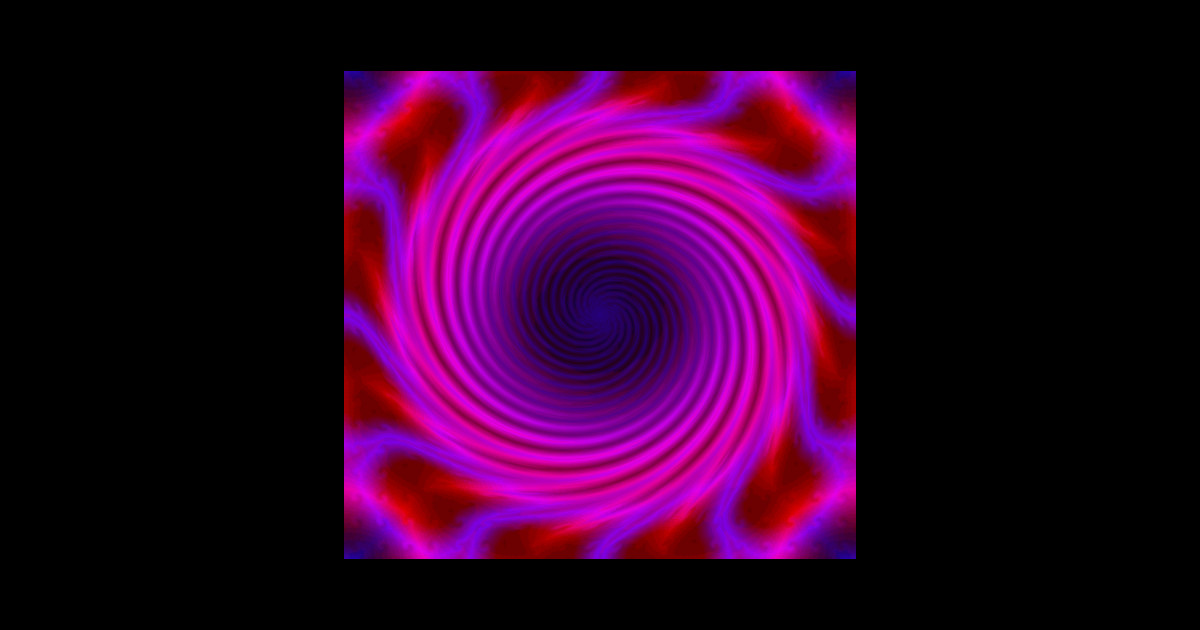 Neon Cyclone - Vortex - Sticker | TeePublic