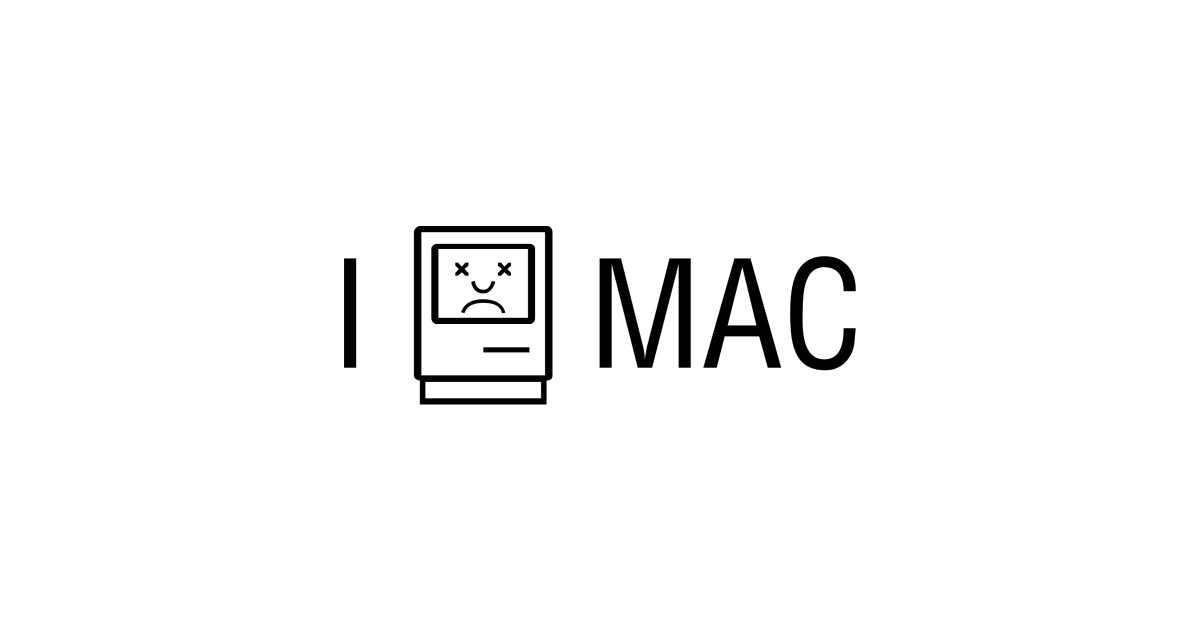 I (sad mac) MAC - Sad Mac - T-Shirt | TeePublic