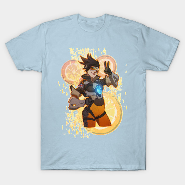 OverWatch Tracer Peace - Overwatch - T-Shirt | TeePublic