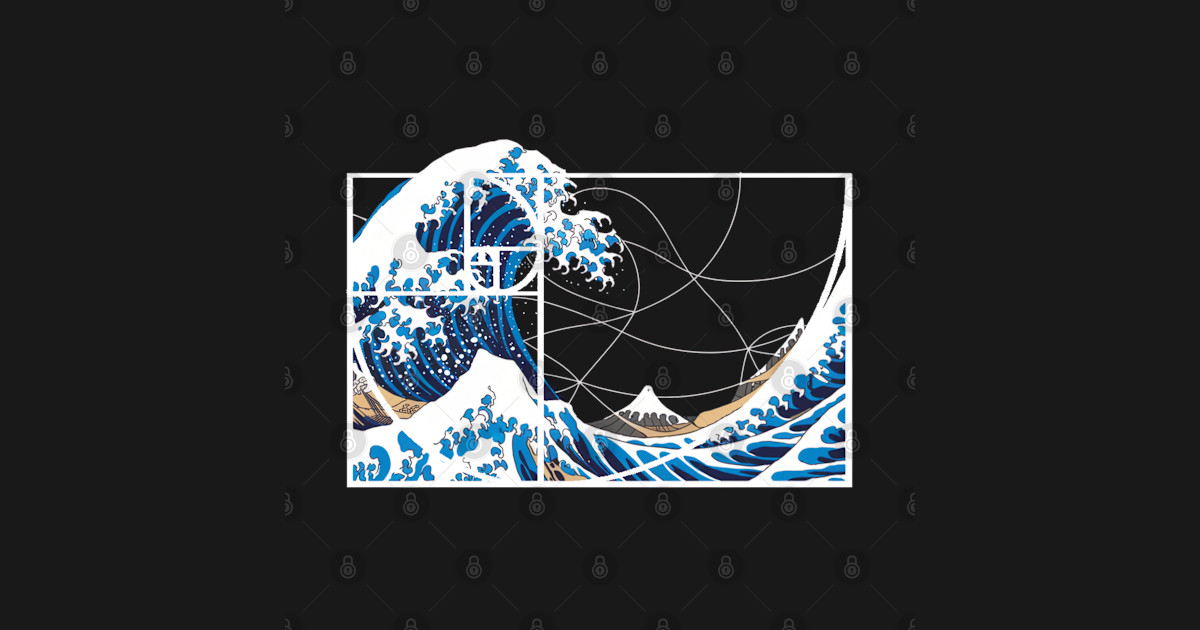 Fibonacci Wave - Fibonacci Sequence - T-Shirt | TeePublic