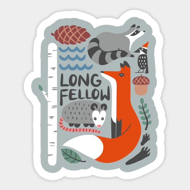 Longfellow Community - Nature - Longfellow - Sticker | TeePublic