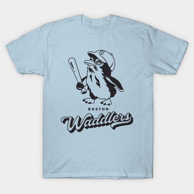 Boston Waddlers - Penguin Baseball - T-Shirt | TeePublic