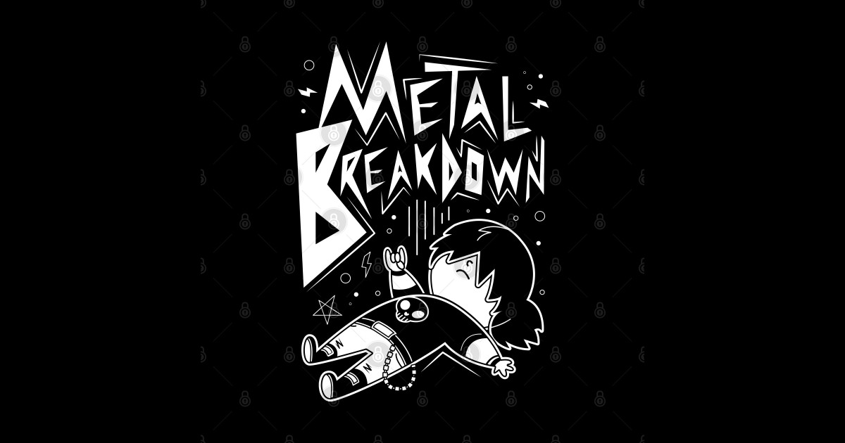 Metal Breakdown - Mental Breakdown - Sticker | TeePublic