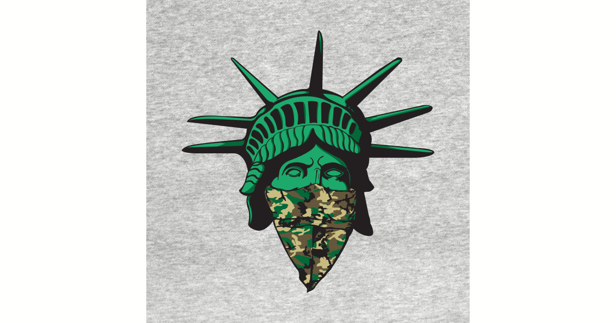 Statue of Liberty Bandana Bandit - Tears - Hoodie | TeePublic