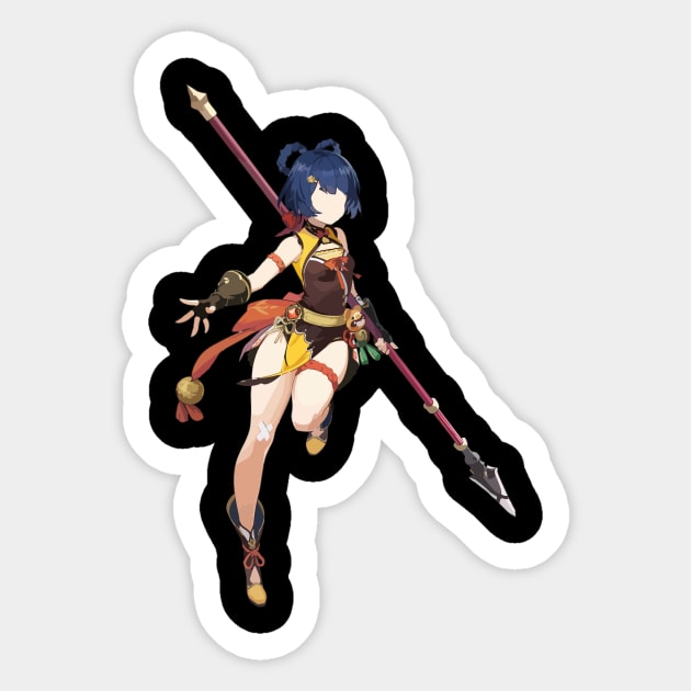 Genshin Impact Xiangling - Genshin Impact - Sticker | TeePublic