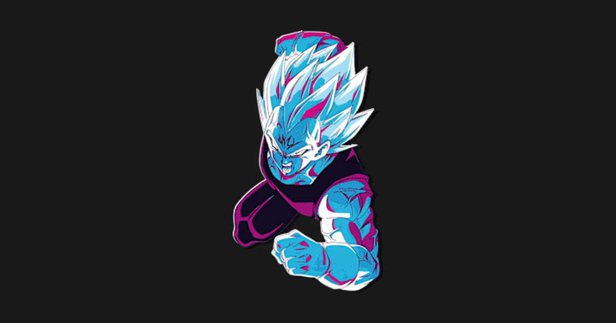 Majin Vegeta Retro 80s - Majin Vegeta - T-Shirt | TeePublic