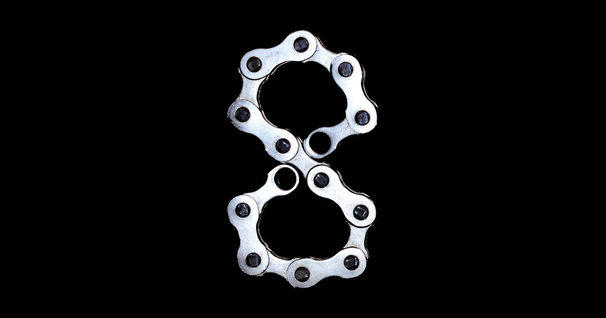 chain of eight - Chain - Sticker | TeePublic