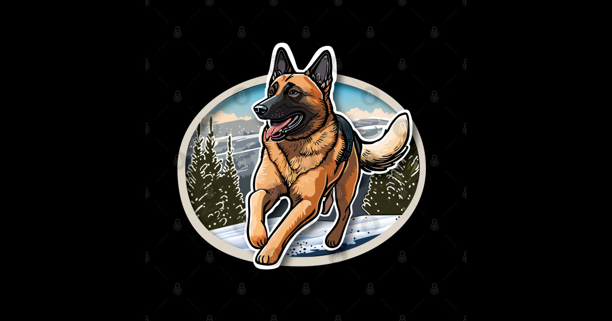Belgian Malinois Sticker - Belgian Malinois - Sticker | TeePublic