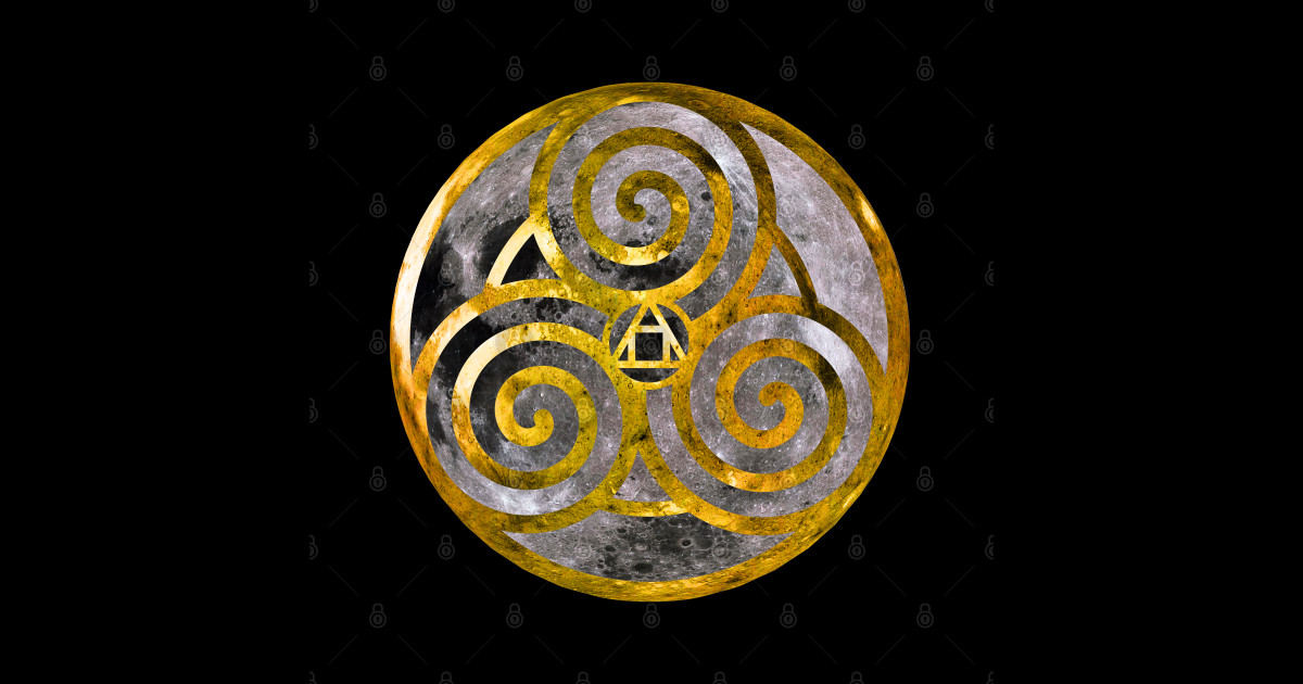 Moon Swirls - Symbols - Sticker | TeePublic