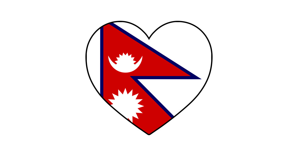Heart - Nepal - Nepal - T-Shirt | TeePublic