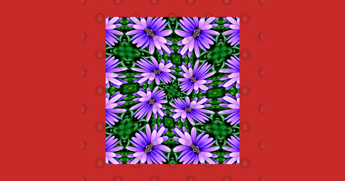 Herb Flower Pattern - Herb Flower Pattern - T-Shirt | TeePublic