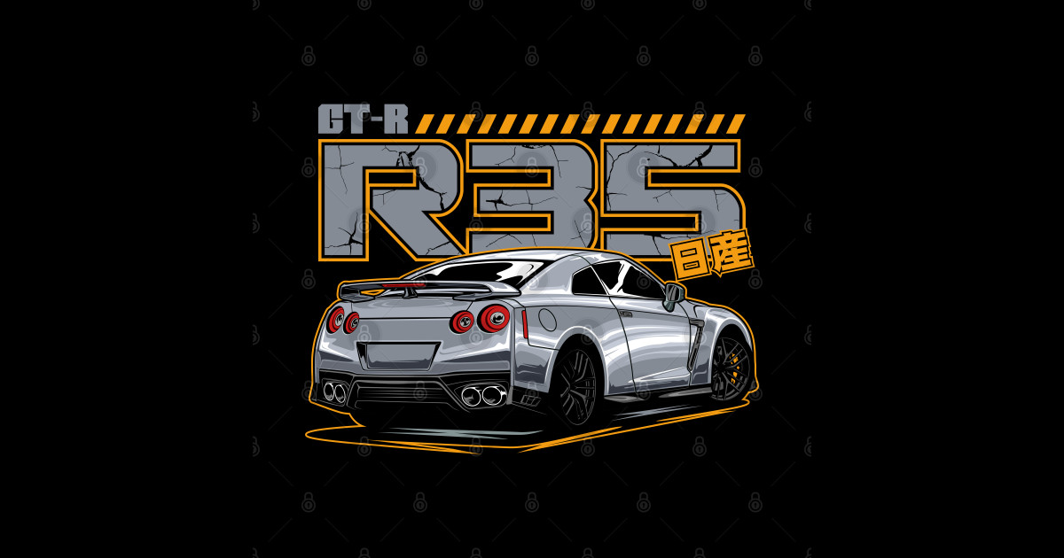 GTR R35 - Gtr R35 - Sticker | TeePublic
