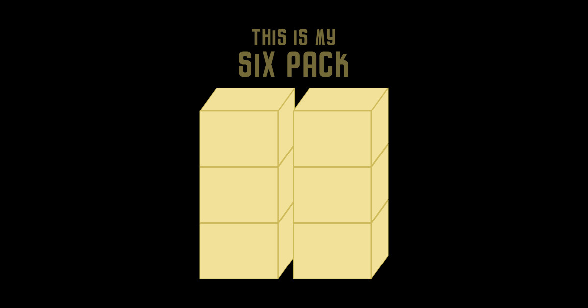 This is my Six Pack - Six Pack - Sticker | TeePublic