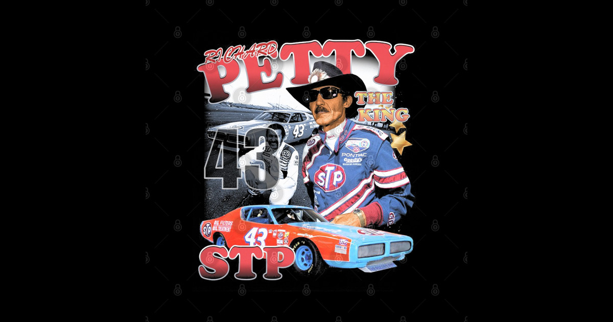 Richard Petty STP - Richard Petty - Sticker | TeePublic