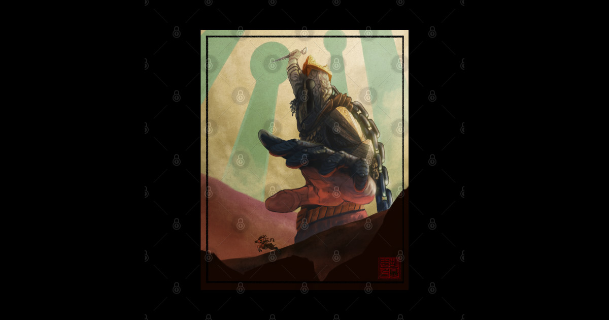 The Gatekeeper (with border) - Gatekeeper - Sticker | TeePublic