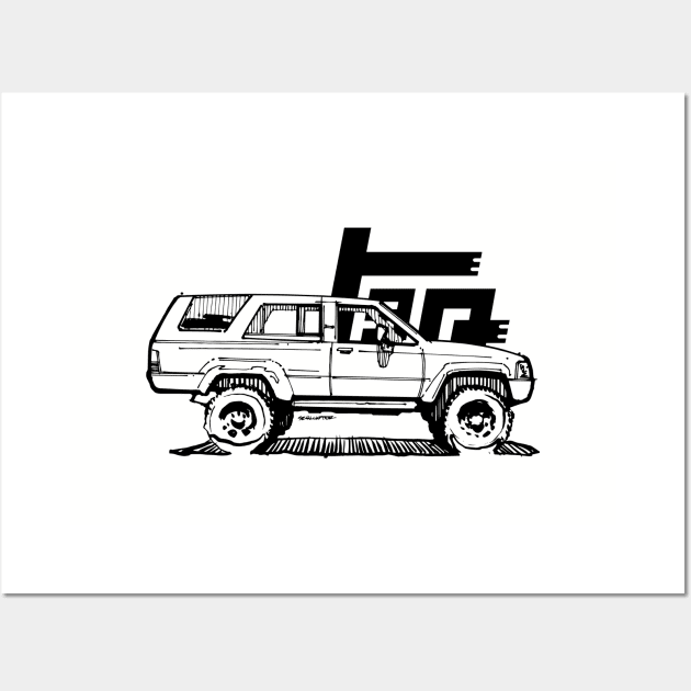 1st Gen 4Runner TRD - 4runner - Posters and Art Prints | TeePublic