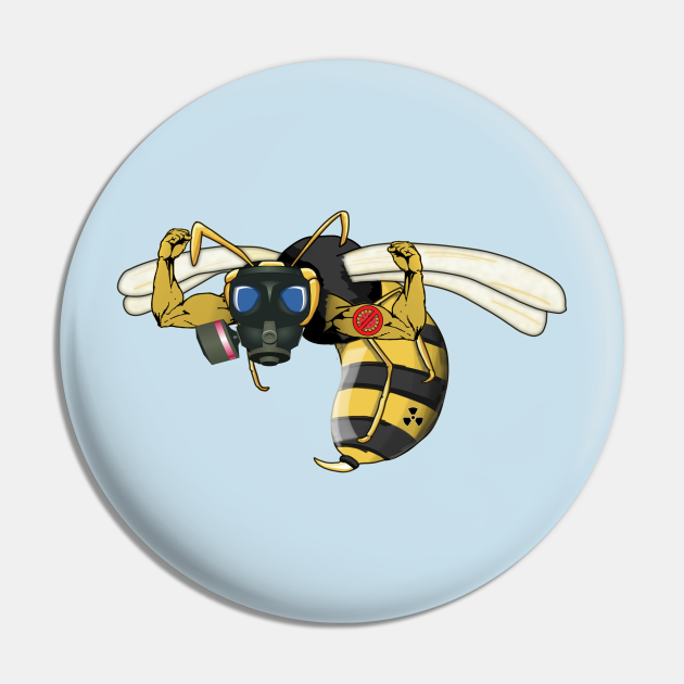Murderer Hornet - Murder Hornets - Pin | TeePublic