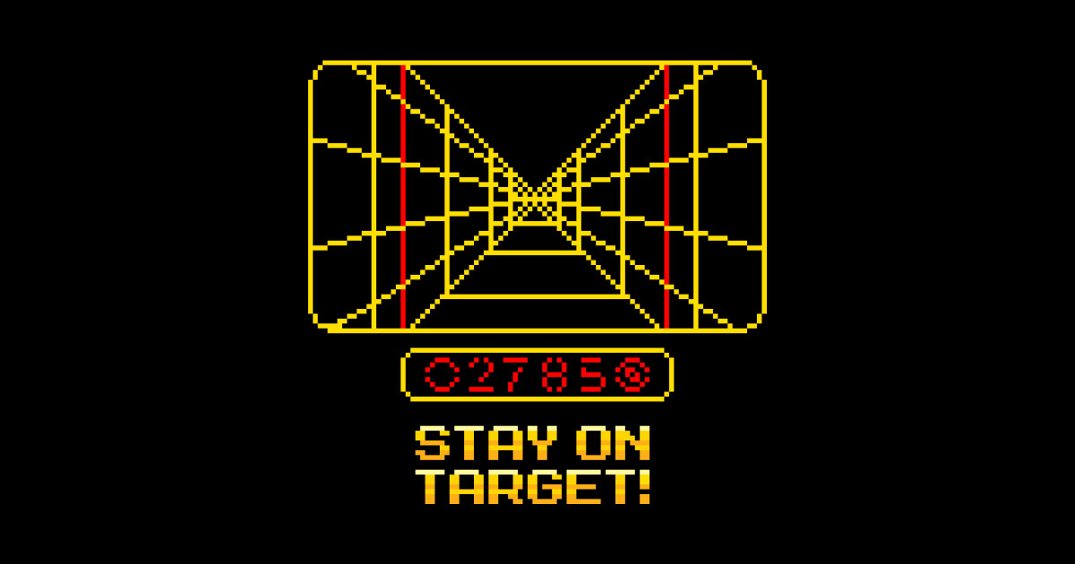 Stay on Target! pixel art - Stay On Target - Sticker | TeePublic