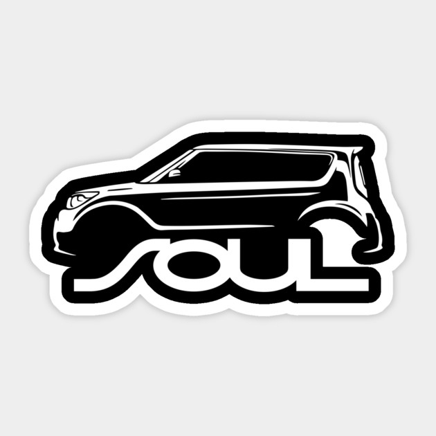 Kia Soul Outline - Kia Soul Outline - Sticker | TeePublic