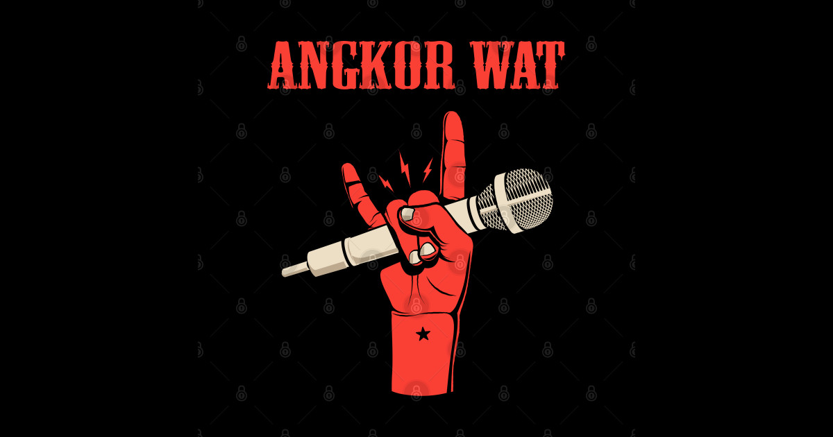 ANGKOR WAT BAND - Angkor Wat Band - Sticker | TeePublic