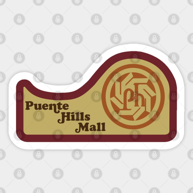 PUENTE HILLS MALL - Mall - Sticker | TeePublic
