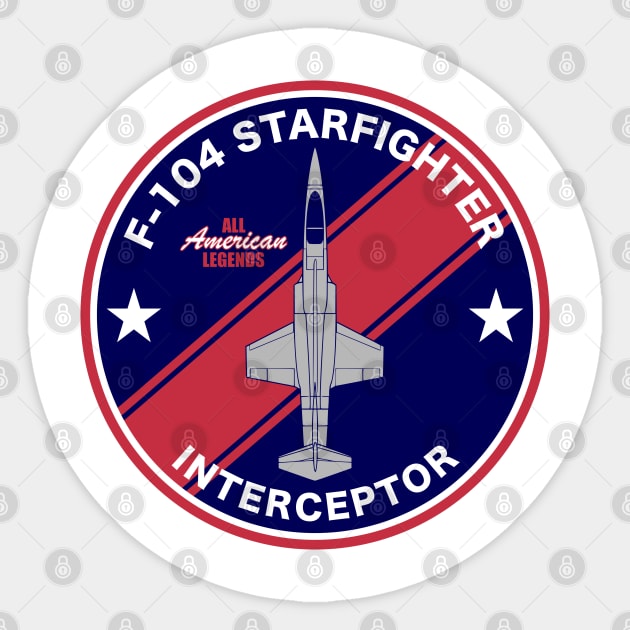 F-104 Starfighter Patch - Usaf F104 Starfighter - Sticker | TeePublic