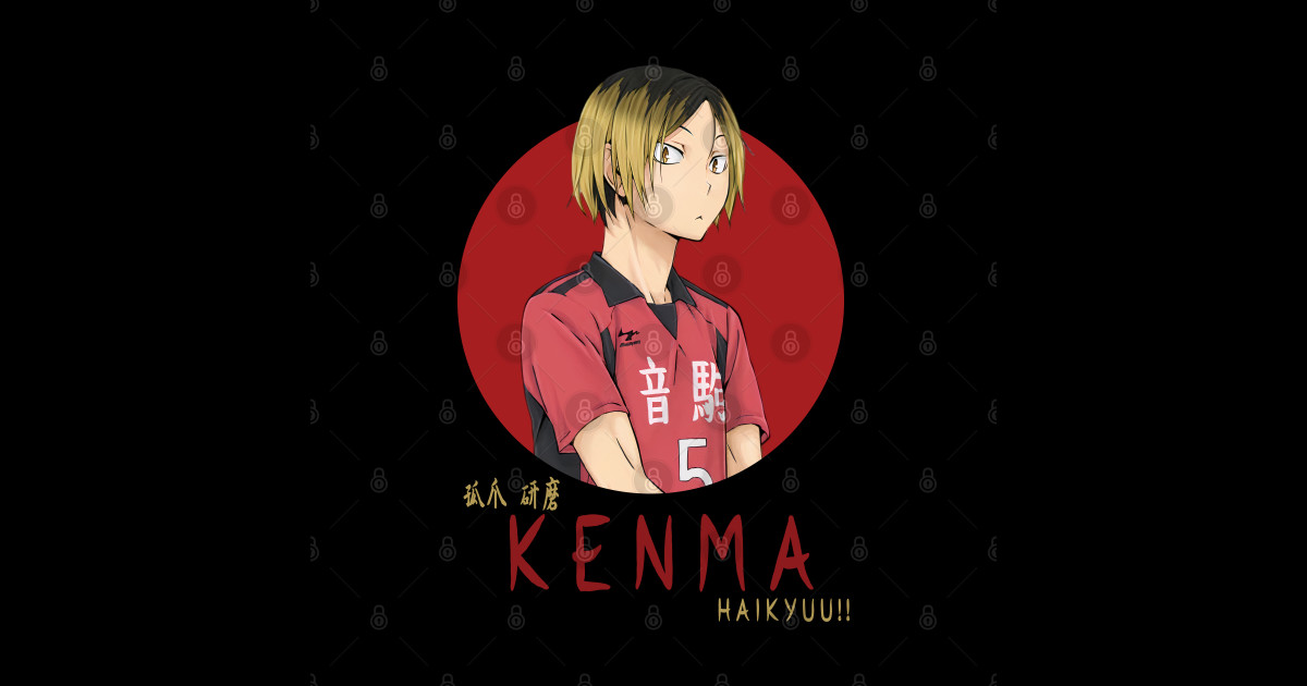 Haikyuu!!: Kenma Kozume Colored Circle - Kenma Kozume - Magnet | TeePublic