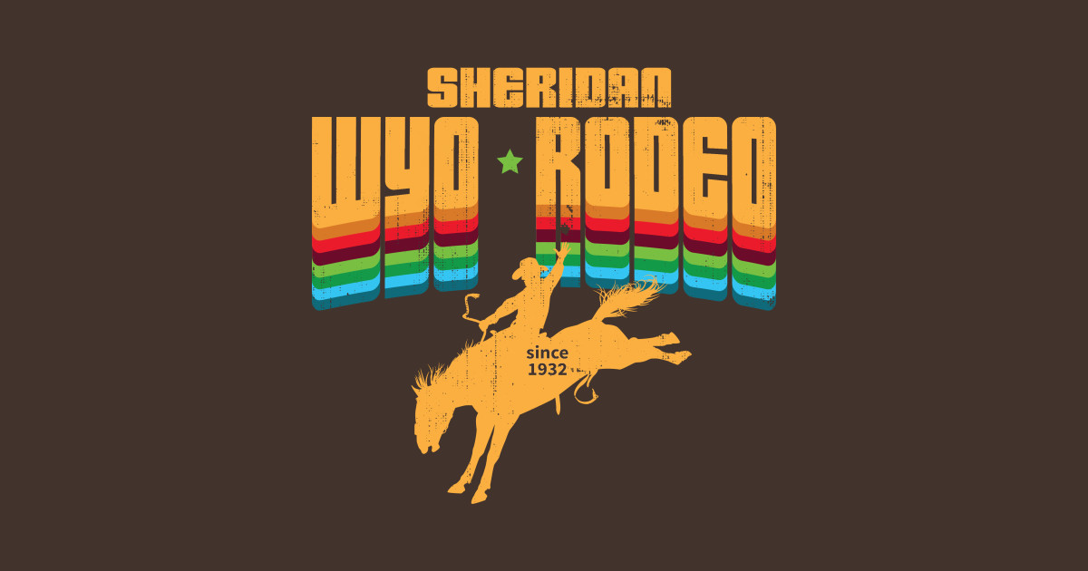 Retro WYO Rodeo - Rodeo - T-Shirt | TeePublic
