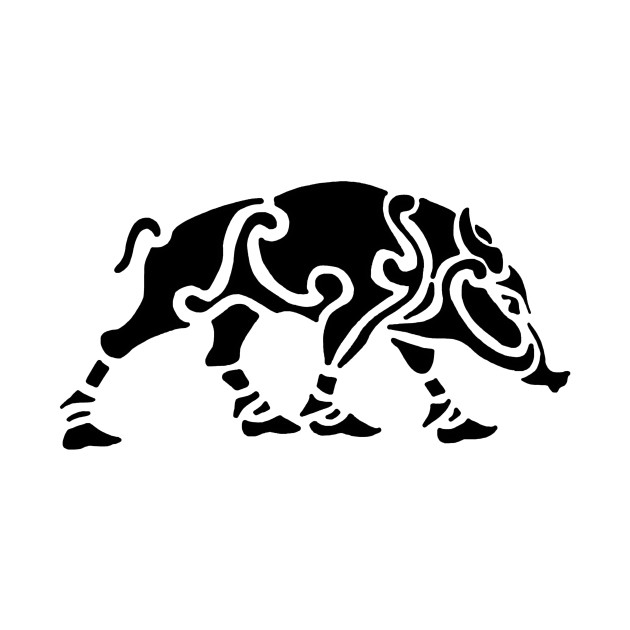 Celtic Boar - Celtic Knot - T-Shirt | TeePublic