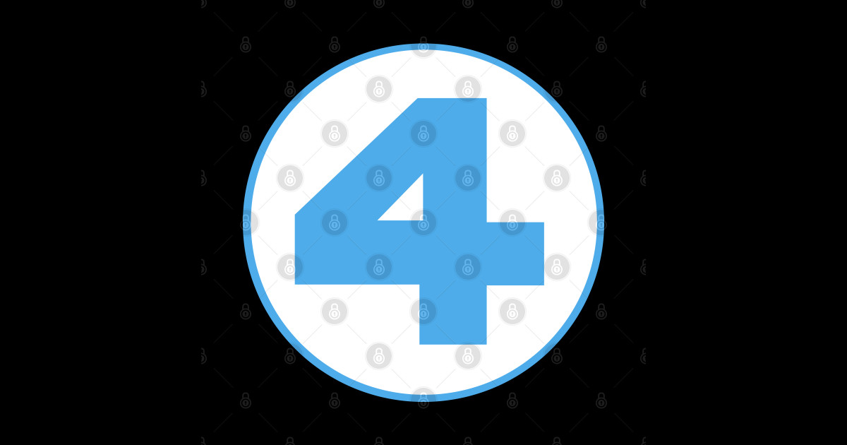 Fantastic Four Logo - Fantastic Four - Sticker | TeePublic