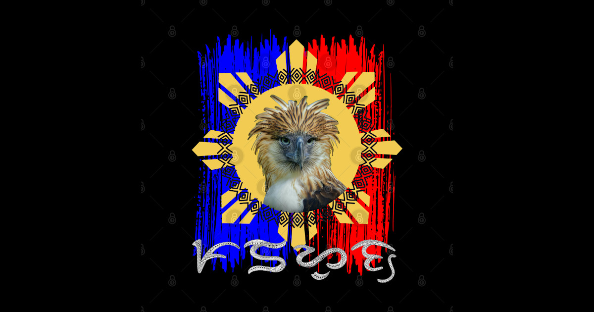 Philippine Eagle / Flag Sun / Badlit word Padayon (to Continue ...