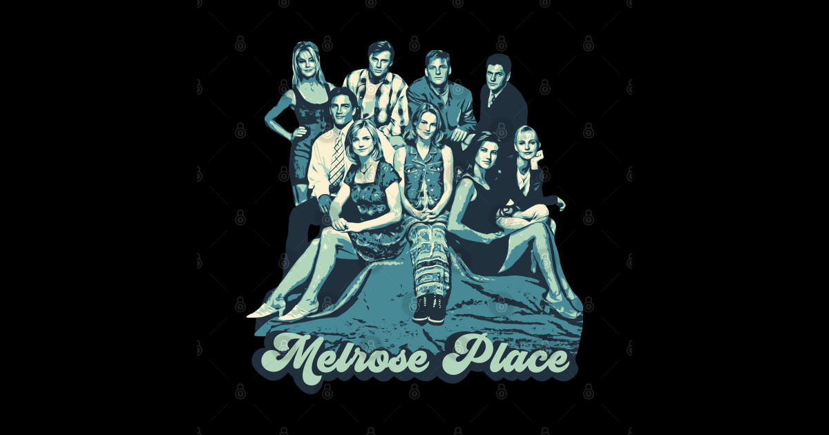 Melrose - Melrose Place - Sticker | TeePublic