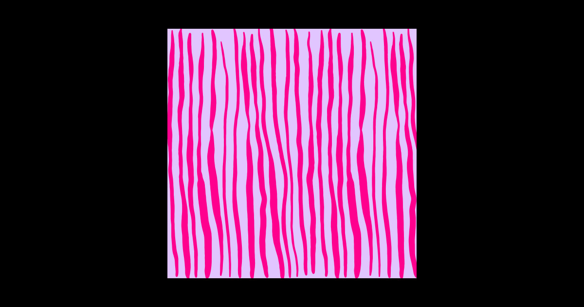 Vertical retro wavy lines - magenta and violet - Retro - Magnet | TeePublic