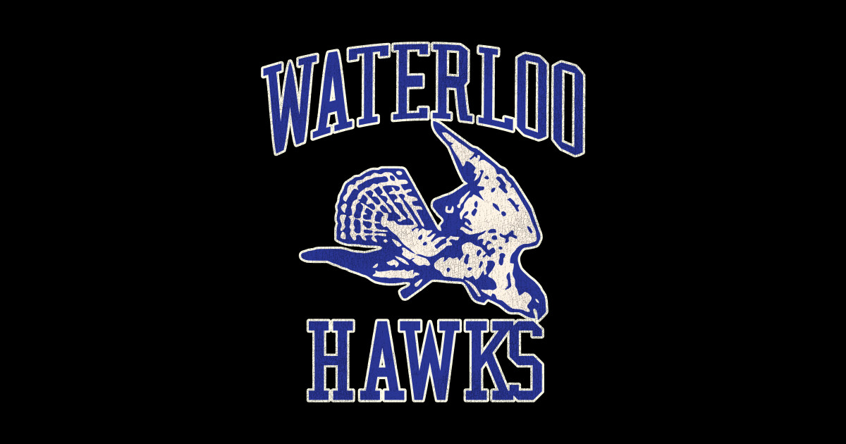 Defunct Waterloo Hawks Basketball Team - Basketball - Sticker | TeePublic