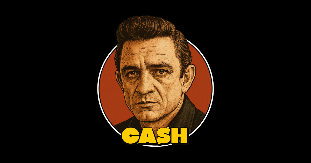 Johnny Cash - Johnny Cash - Sticker | TeePublic