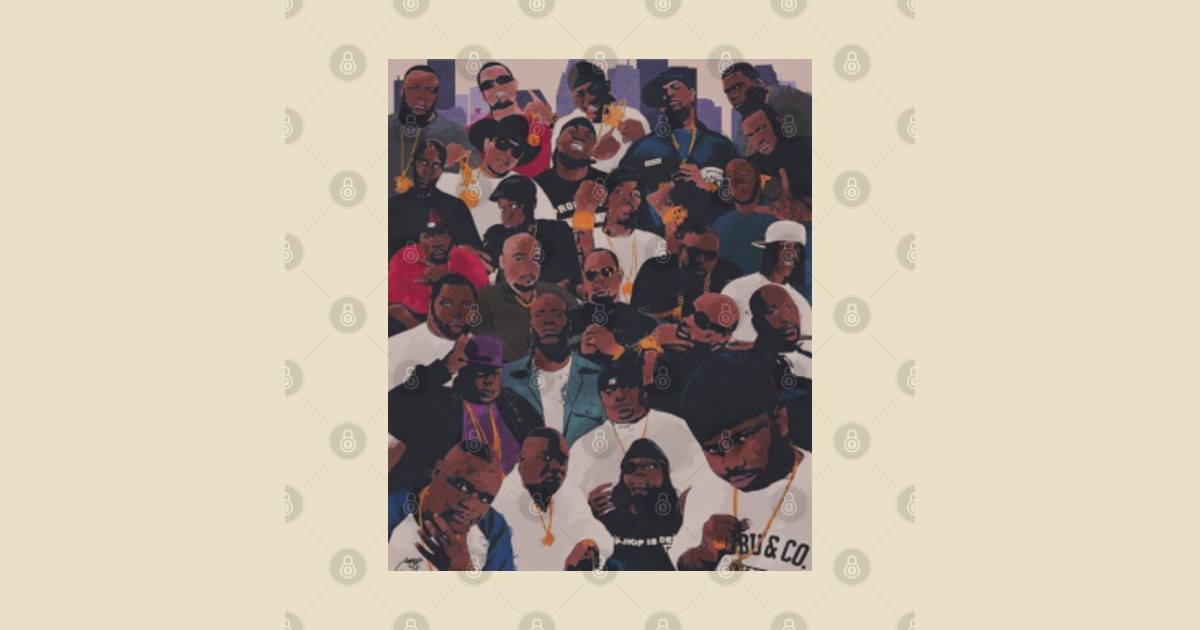 rappers reunion - Rapper Music - T-Shirt | TeePublic