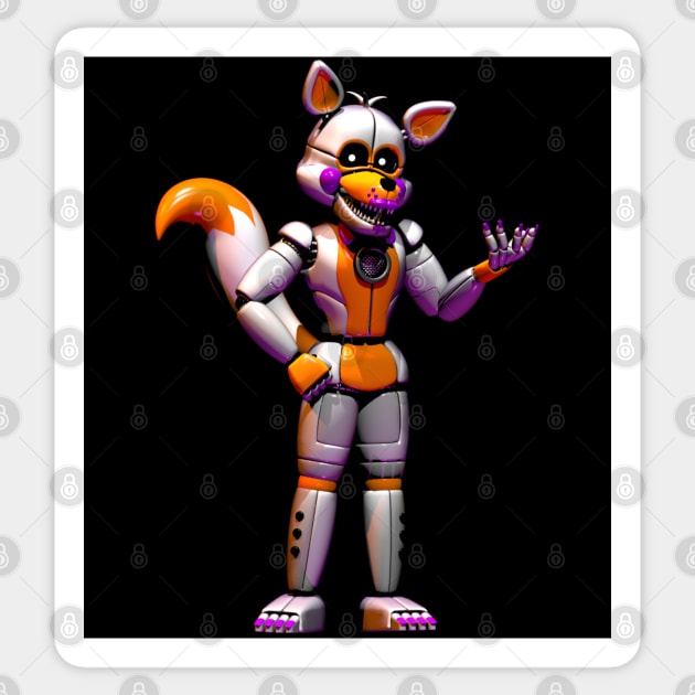 Lolbit Five Nights at Freddy's 3D fnaf - Lolbit - Sticker | TeePublic